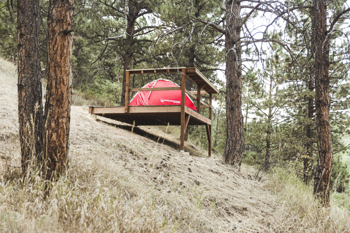 Tent Camping - A-Lodge - Boulder Tent Camping - A-Lodge - Boulder